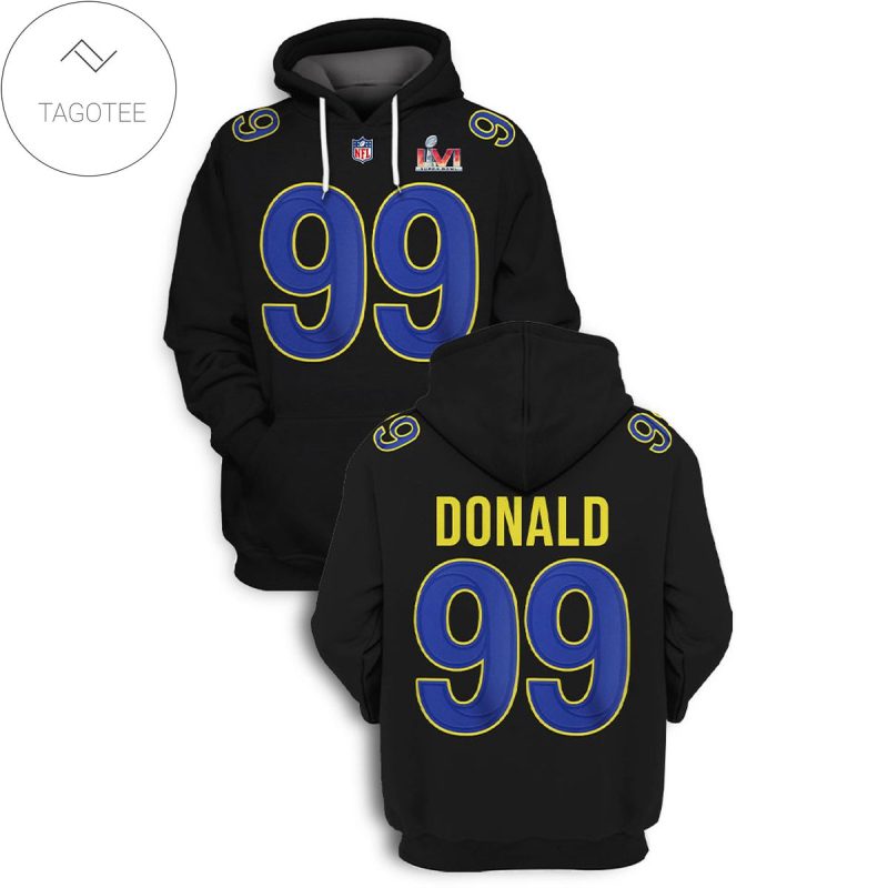 Aaron Donald No 99 Los Angeles Rams Hoodie - Hot Sale 2025