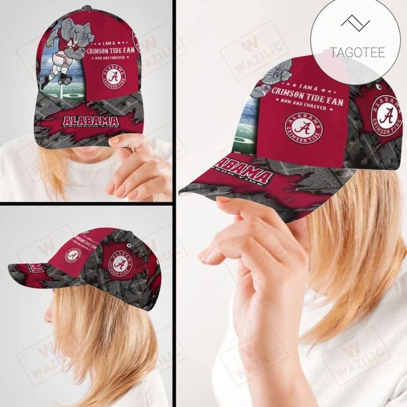 Alabama Crimson Tide I Am A Fan Now And Forever Cap - Hot Sale 2025