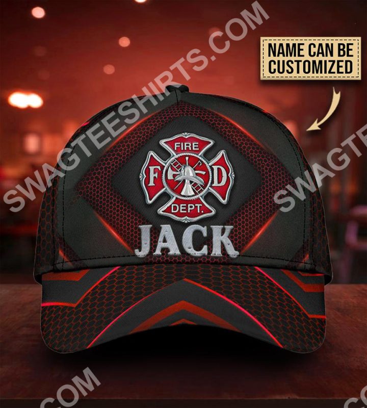 Custom Name Firefighter All Over Printed Classic Cap - Hot Sale 2025