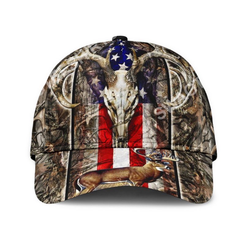 Deer Hunting Camo Pattern All Over Printed Classic Cap - Hot Sale 2025
