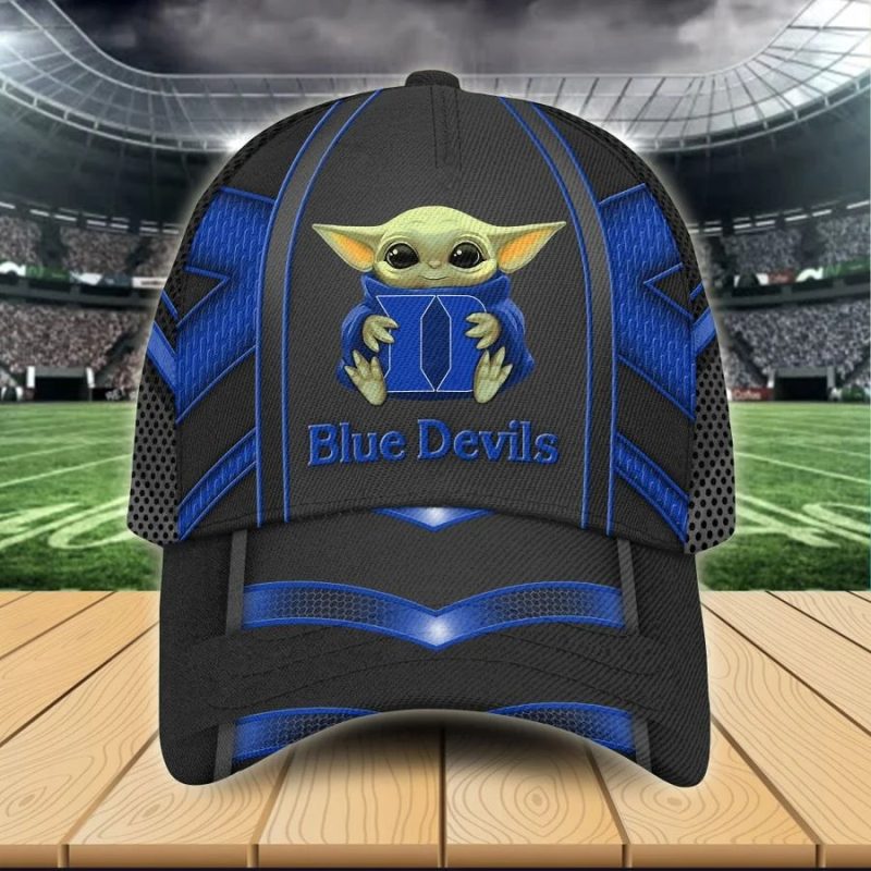 Duke Blue Devils And Baby Yoda Classic Cap - Hot Sale 2025