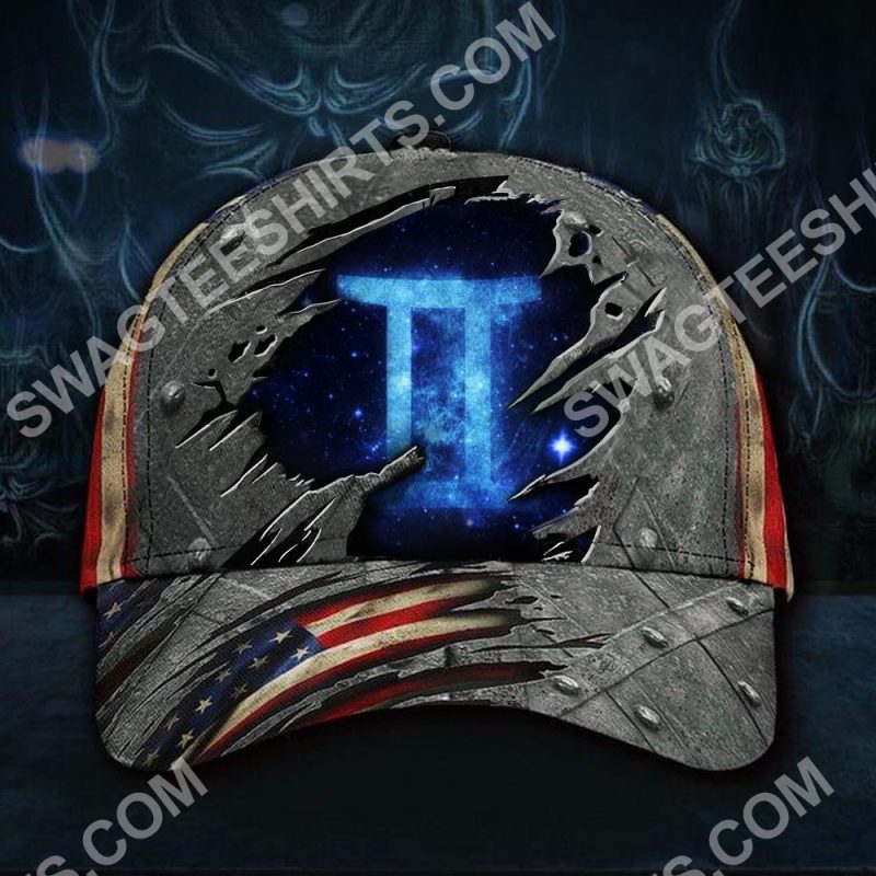 Gemini Zodiac America Flag All Over Printed Classic Cap - Hot Sale 2024