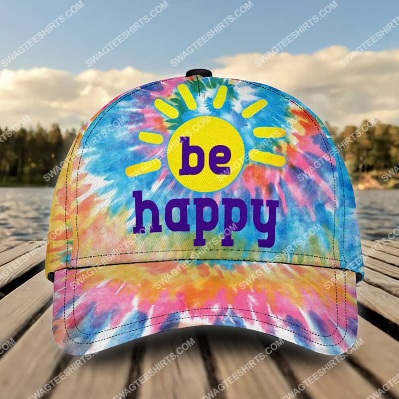 Hippie Be Happy Colorful All Over Printed Classic Cap - Hot Sale 2025
