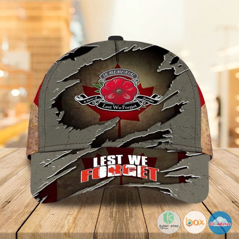 Lest We Forget Canadian Veteran Cap - Hot Sale 2024