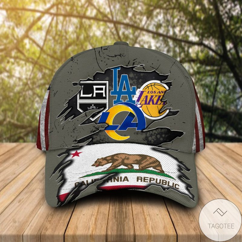 Los Angeles Dodgers, La Kings La Lakers, La Rams Cap - Hot Sale 2024