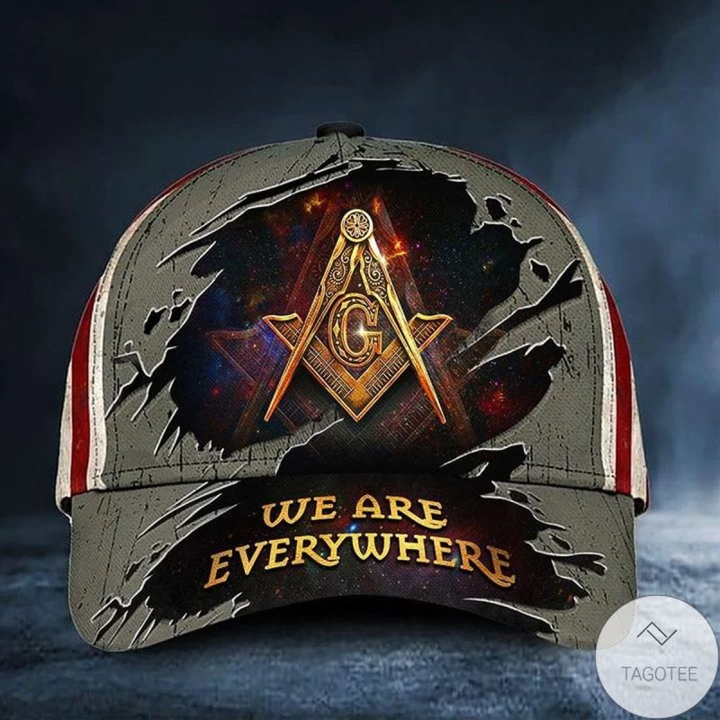 Masonic Hat We’Re Everywhere Usa Flag Freemason Cap - Hot Sale 2025