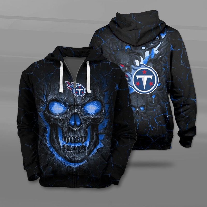 Nfl Tennessee Titans Fire Skull Lava 3D Shirt, Hoodie - Hot Sale 2026