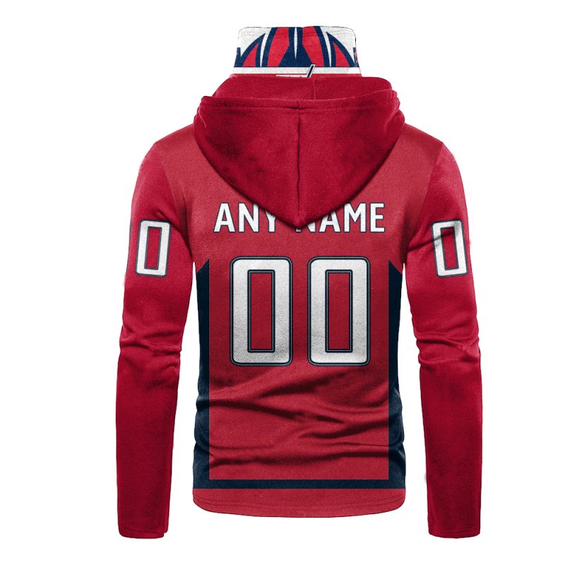 Nhl Washington Capitals Personalized Red 3D Hoodie Mask - Hot Sale 2025