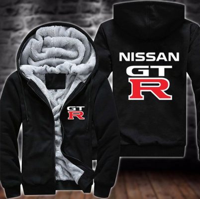 Nissan Gtr Fleece Hoodie Jacket - Hot Sale 2025