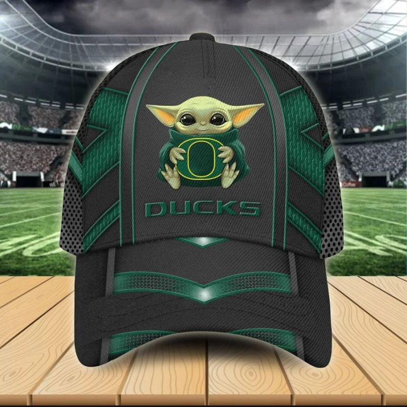 Oregon Ducks And Baby Yoda Classic Cap - Hot Sale 2024