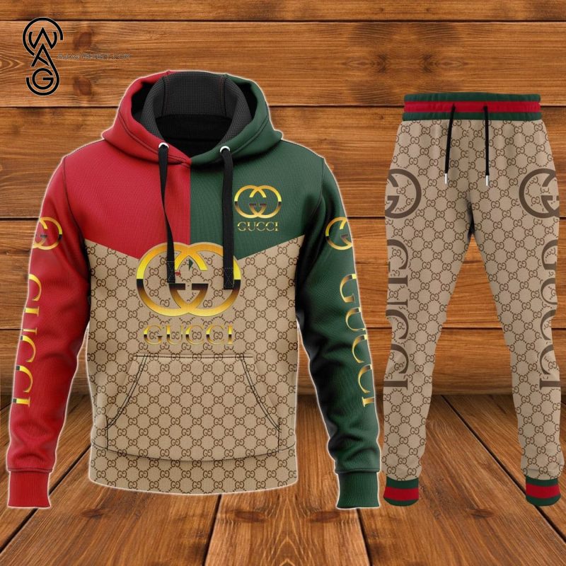 Original Gucci Full Print Hoodie And Pants - Hot Sale 2025