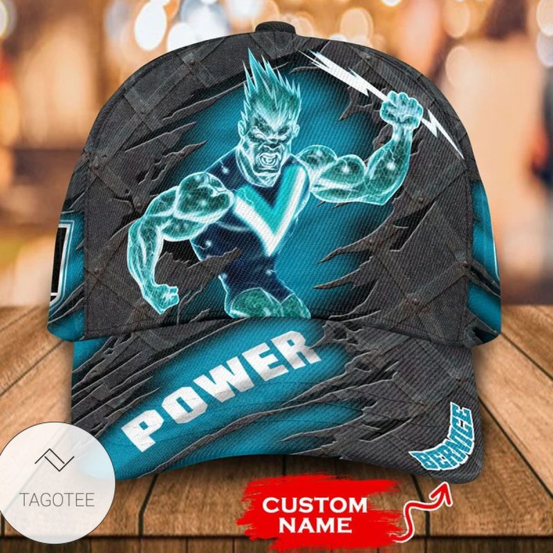 Personalized Afl Port Adelaide Power 3D Mascot Hat Cap - Hot Sale 2025