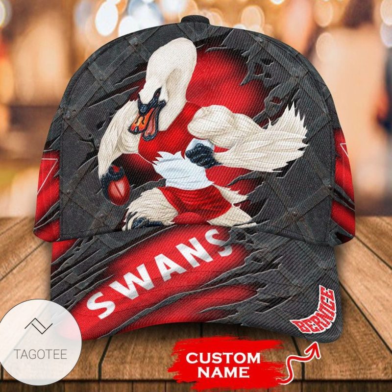 Personalized Afl Sydney Swans 3D Mascot Hat Cap - Hot Sale 2025