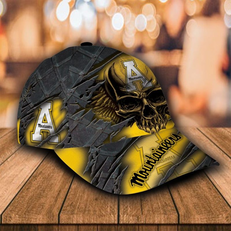 Personalized Appalachian State Mountaineers Skull Custom Cap - Hot Sale ...