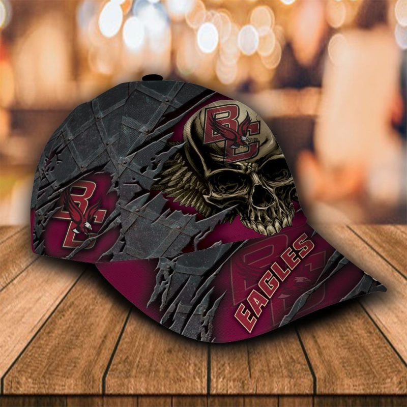 Personalized Boston College Eagles Skull Custom Cap - Hot Sale 2025