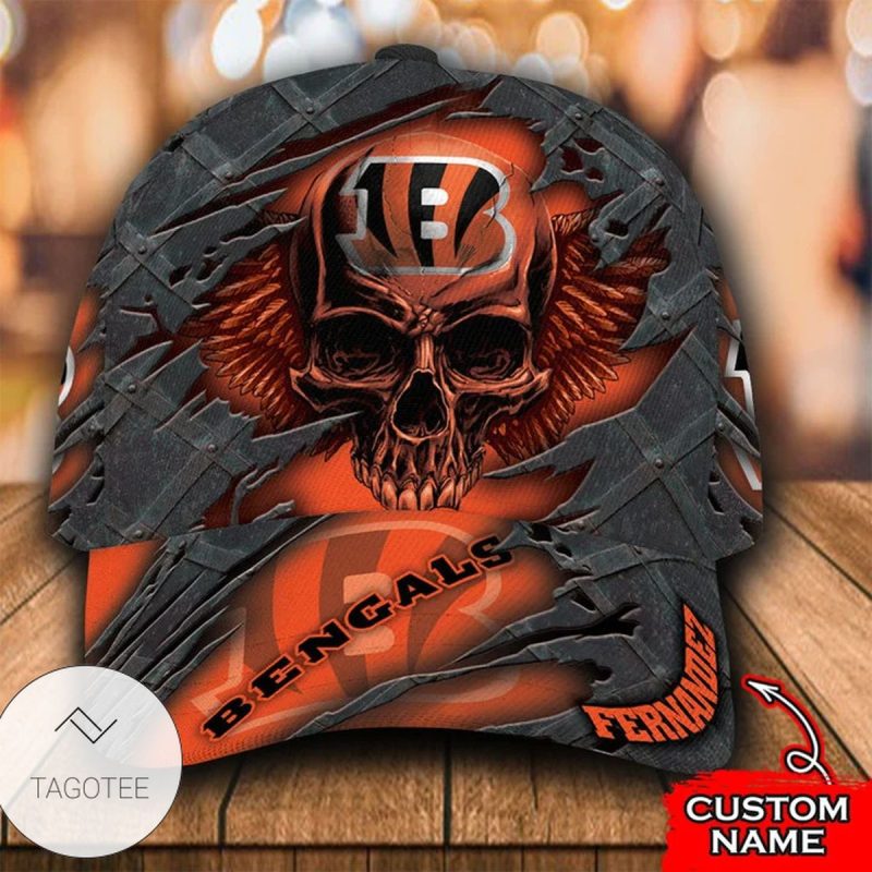 Personalized Cincinnati Bengals Nfl Skull Hat Cap - Hot Sale 2025
