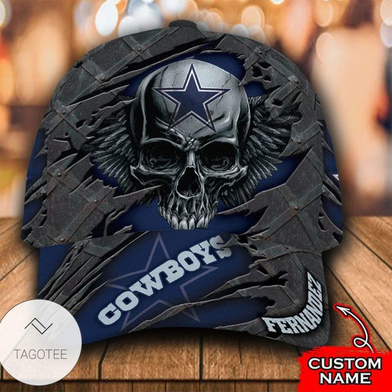 Personalized Dallas Cowboys Nfl Skull Hat Cap - Hot Sale 2025
