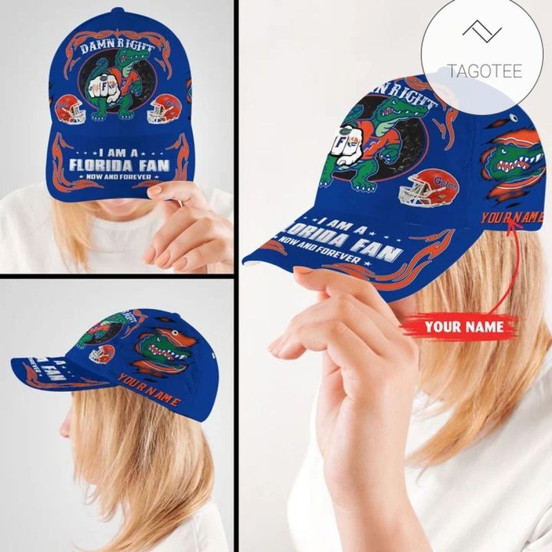 Personalized Florida Gators I Am A Fan Now And Forever Cap - Hot Sale 2024