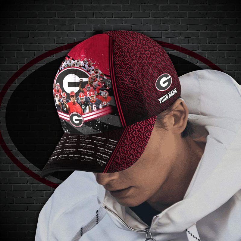 Personalized Georgia Bulldogs Football Player Ncaa Custom Cap - Hot ...