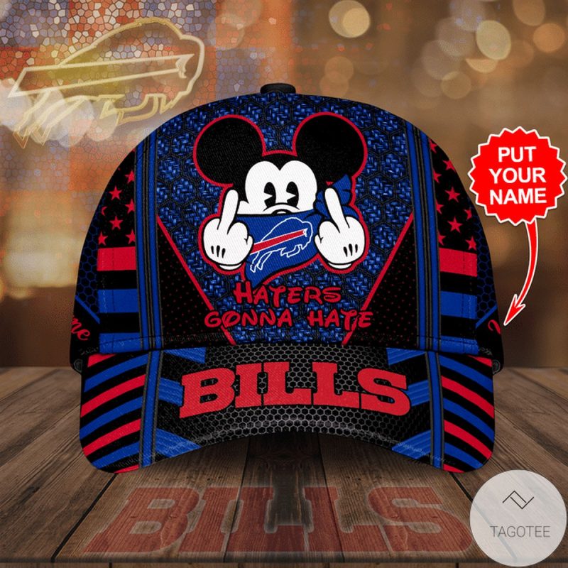 Personalized Haters Gonna Hate Buffalo Bills Mickey Mouse Cap - Hot ...