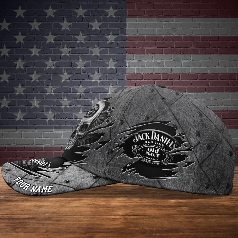 Personalized Jack Daniel Skull Wings Custom Cap - Hot Sale 2025