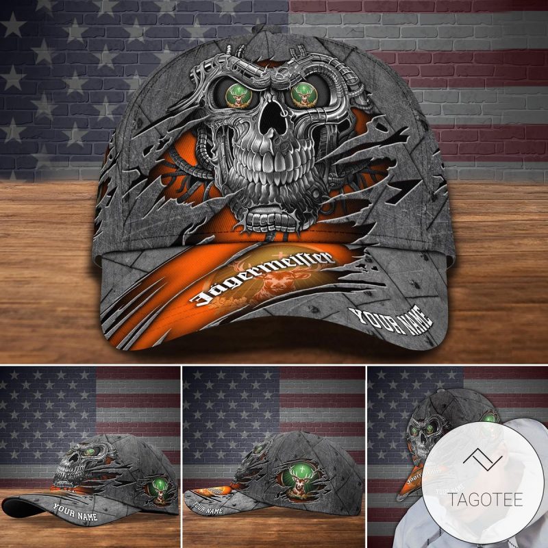 Personalized Jagermeister Skull For Fans Cap,Custom Your Name - Hot ...