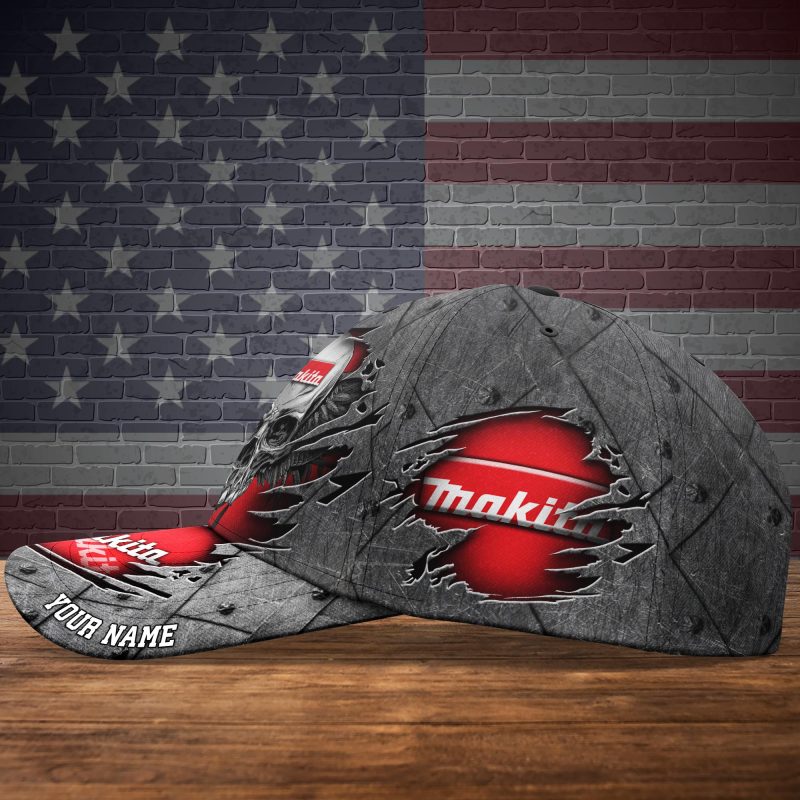 Personalized Makita Skull Wings Custom Cap - Hot Sale 2024