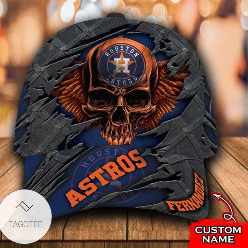 Personalized Mlb Houston Astros 3D Skull Hat Cap - Hot Sale 2026