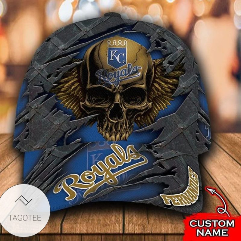 Personalized Mlb Kansas City Royals 3D Skull Hat Cap - Hot Sale 2026
