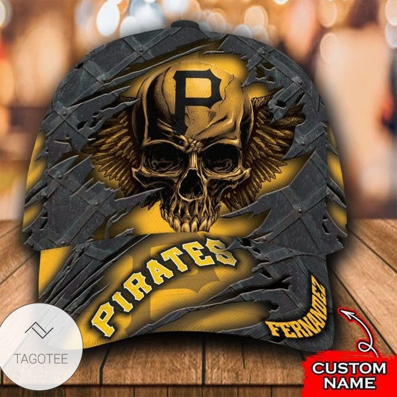 Personalized Mlb Pittsburgh Pirates 3D Skull Hat Cap - Hot Sale 2026
