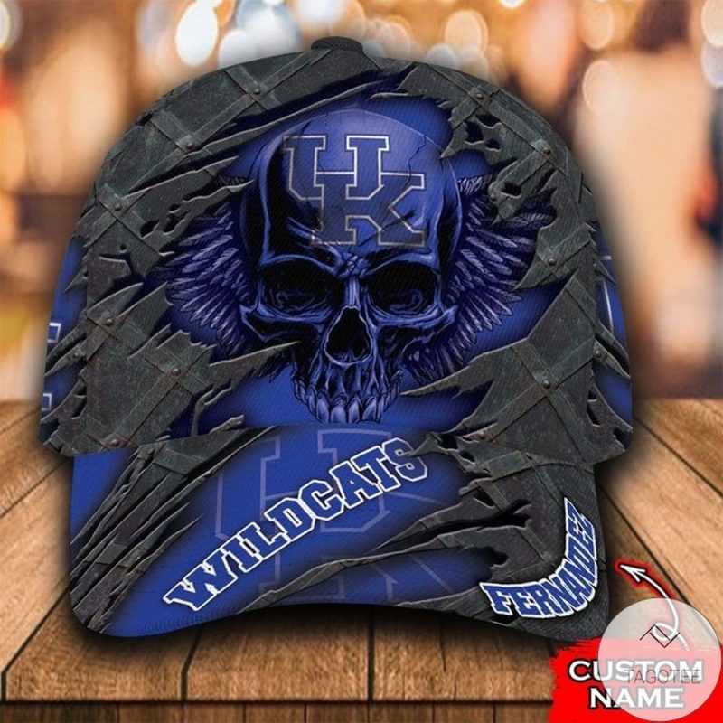 Personalized Ncaa Kentucky Wildcats 3D Skull Cap - Hot Sale 2024