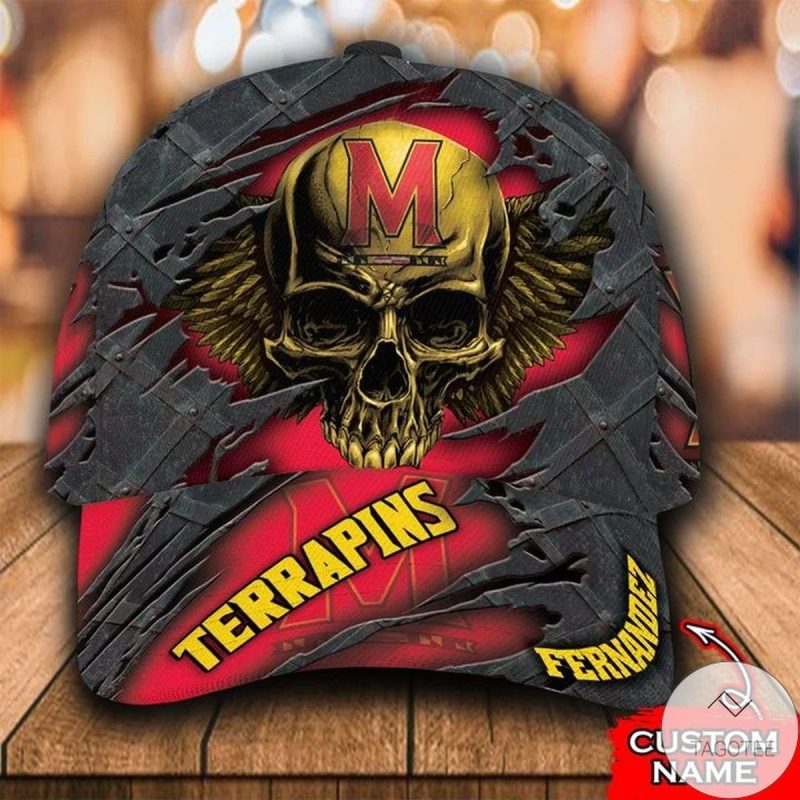 Personalized Ncaa Maryland Terrapins 3D Skull Cap Classic - Hot Sale 2025