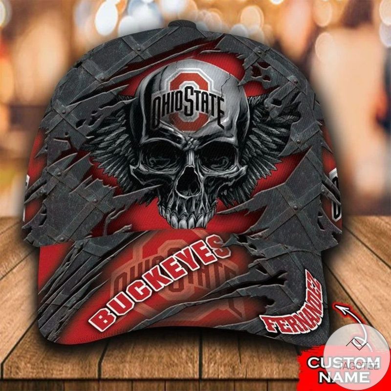Personalized Ncaa Ohio State Buckeyes 3D Skull Cap - Hot Sale 2025
