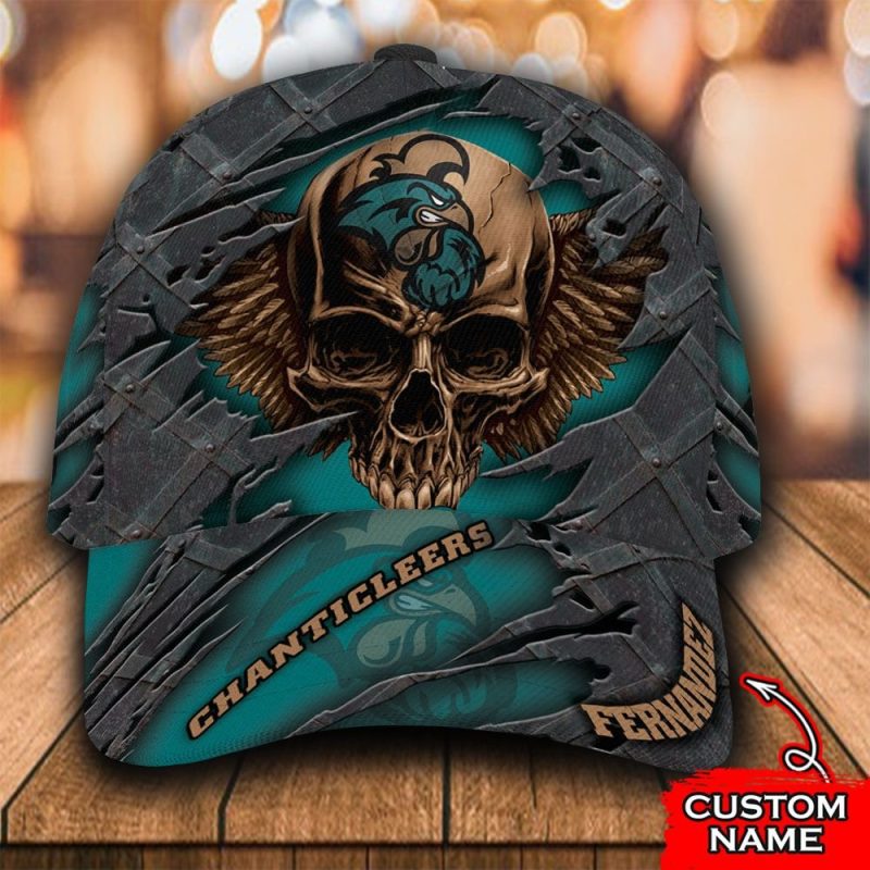 Personalized Ncaa3 Coastal Carolina Chanticleers 3D Skull Custom Name ...