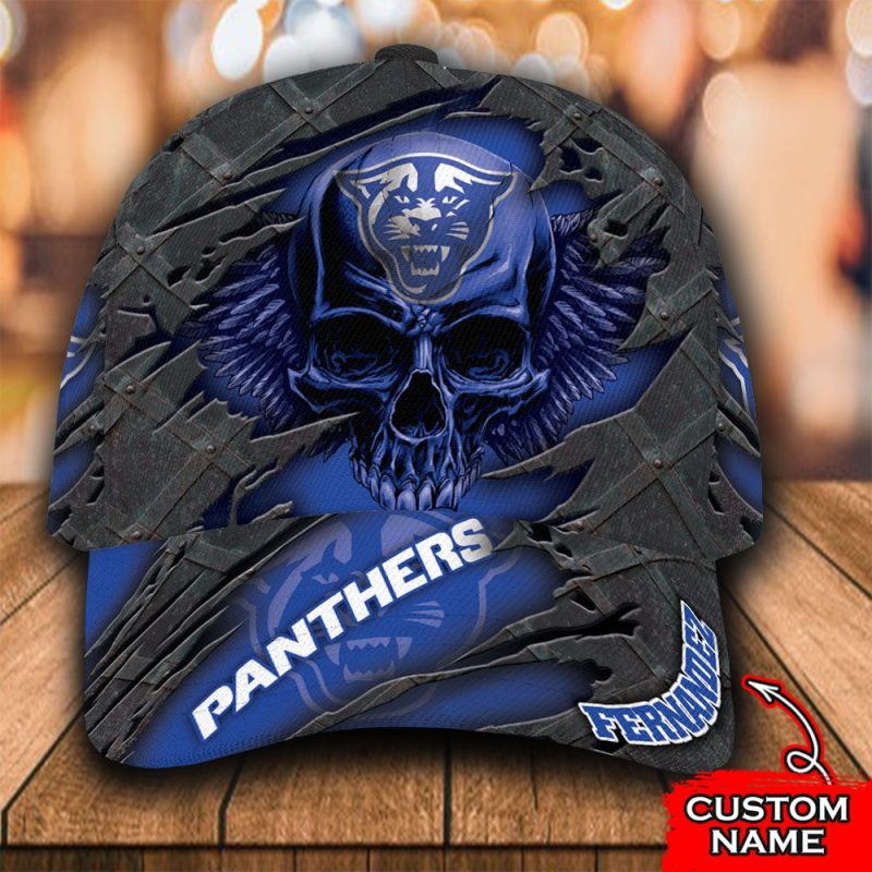 Personalized Ncaa3 Georgia State Panthers 3D Skull Custom Name Cap ...