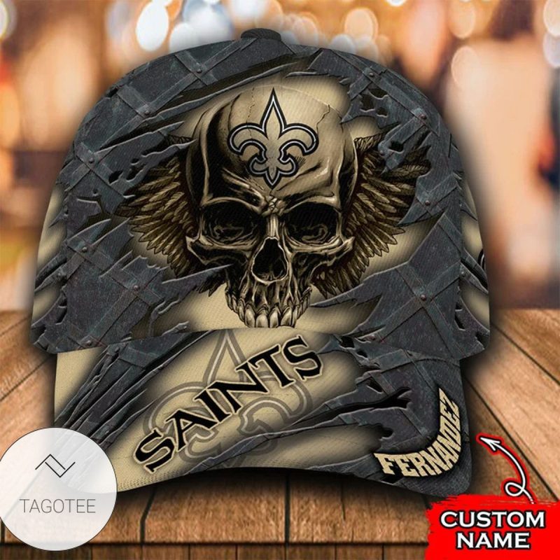 Personalized New Orleans Saints Nfl Skull Hat Cap - Hot Sale 2025