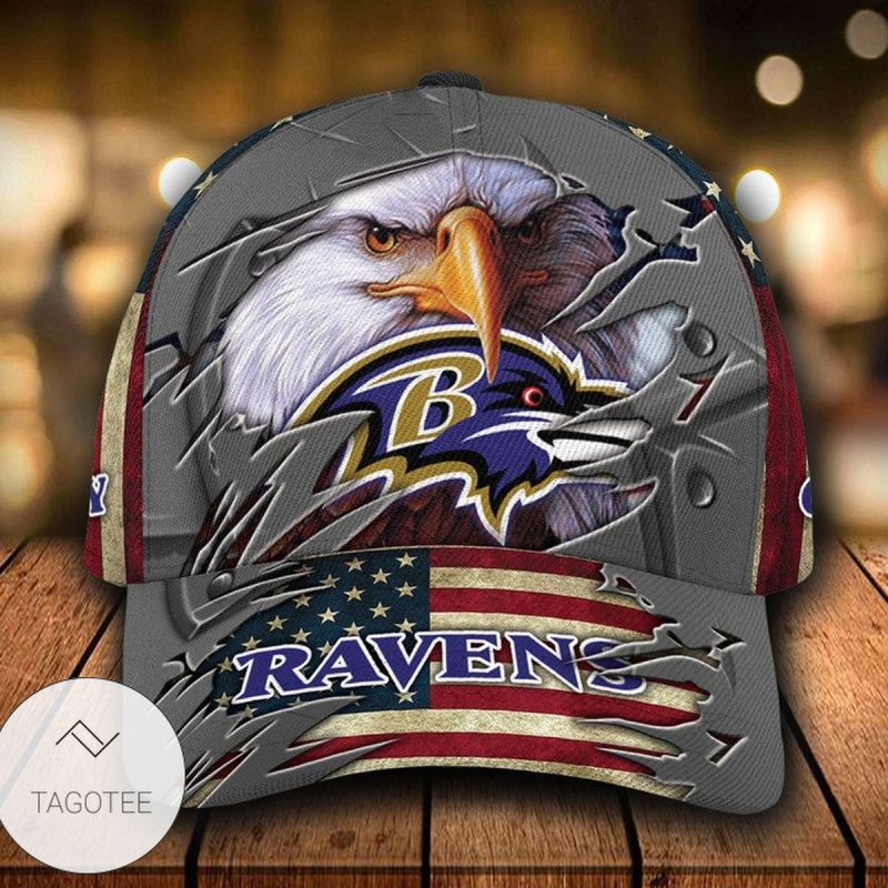 Personalized Nfl Baltimore Ravens 3D Eagle Hat Cap - Hot Sale 2025