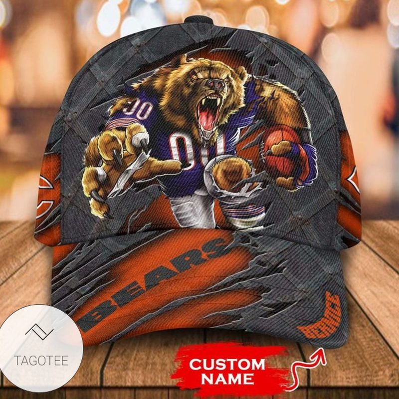 Personalized Nfl Chicago Bears 3D Mascot Hat Cap - Hot Sale 2025