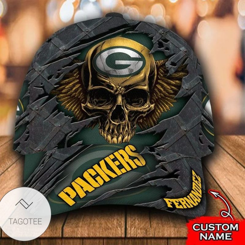 Personalized Nfl Green Bay Packers Skull Hat Cap - Hot Sale 2026