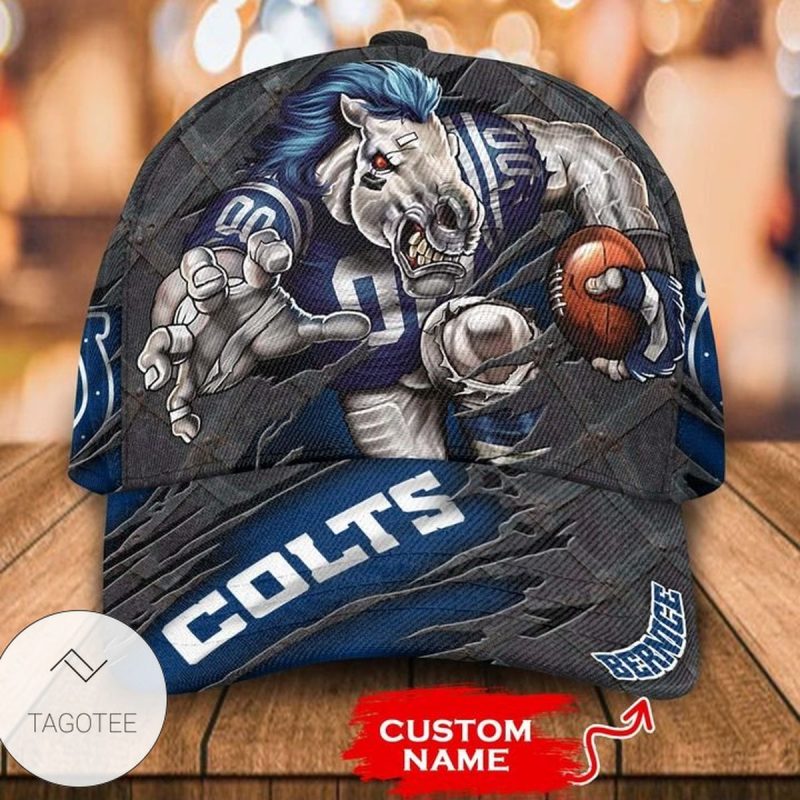 Personalized Nfl Indianapolis Colts 3D Mascot Hat Cap - Hot Sale 2025