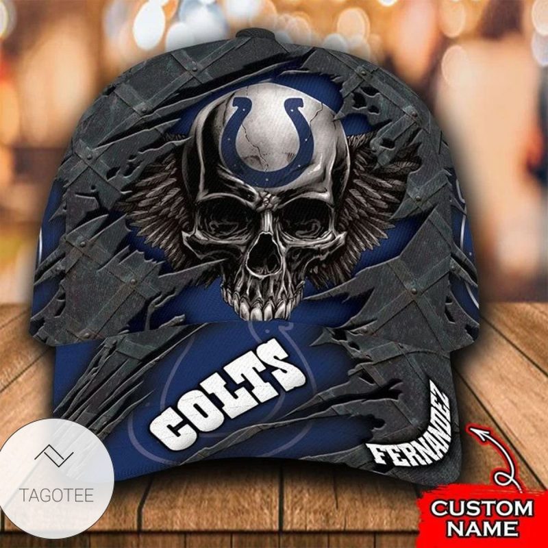 Personalized Nfl Indianapolis Colts Skull Hat Cap - Hot Sale 2024