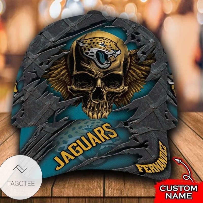 Personalized Nfl Jacksonville Jaguars Skull Hat Cap - Hot Sale 2024
