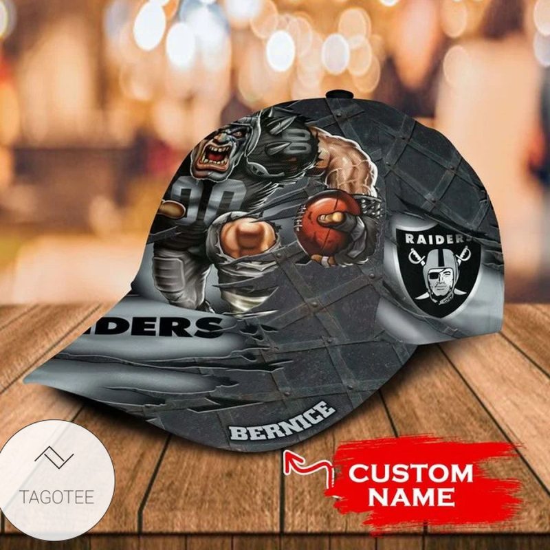 Personalized Nfl Las Vegas Raiders 3D Mascot Hat Cap - Hot Sale 2025