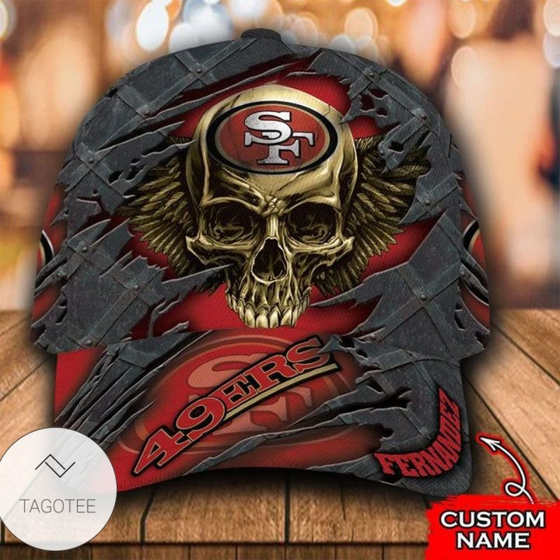 Personalized Nfl San Francisco 49Ers Skull Hat Cap - Hot Sale 2024