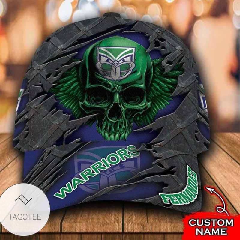 Personalized Nrl New Zealand Warriors 3D Skull Hat Cap - Hot Sale 2025