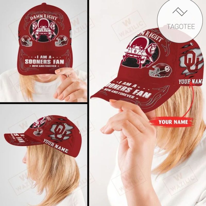 Personalized Oklahoma Sooners I Am A Fan Now And Forever Cap - Hot Sale ...