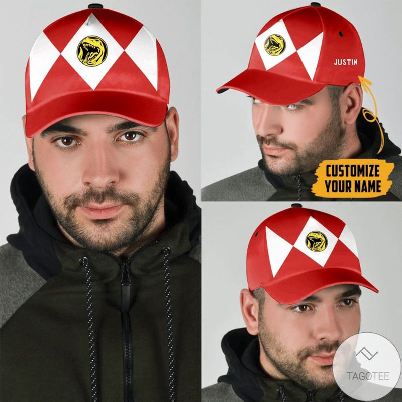 Personalized Red Mighty Morphin Power Rangers Cap - Hot Sale 2025