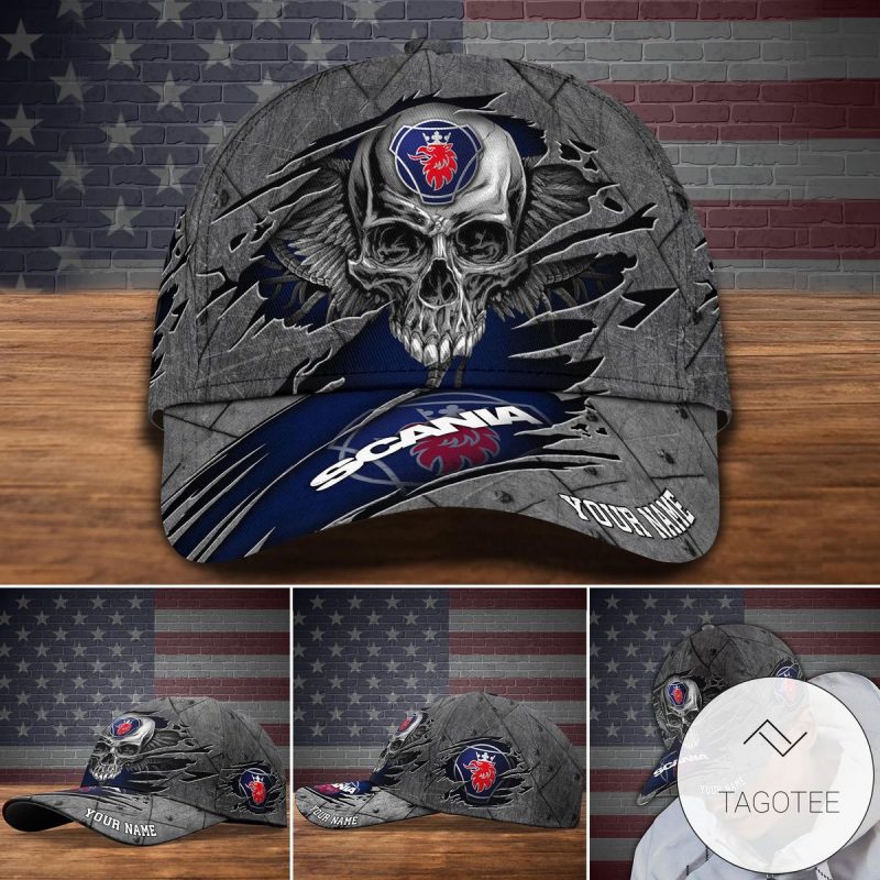 Personalized Scania Custom Skull For Fans Cap - Hot Sale 2024