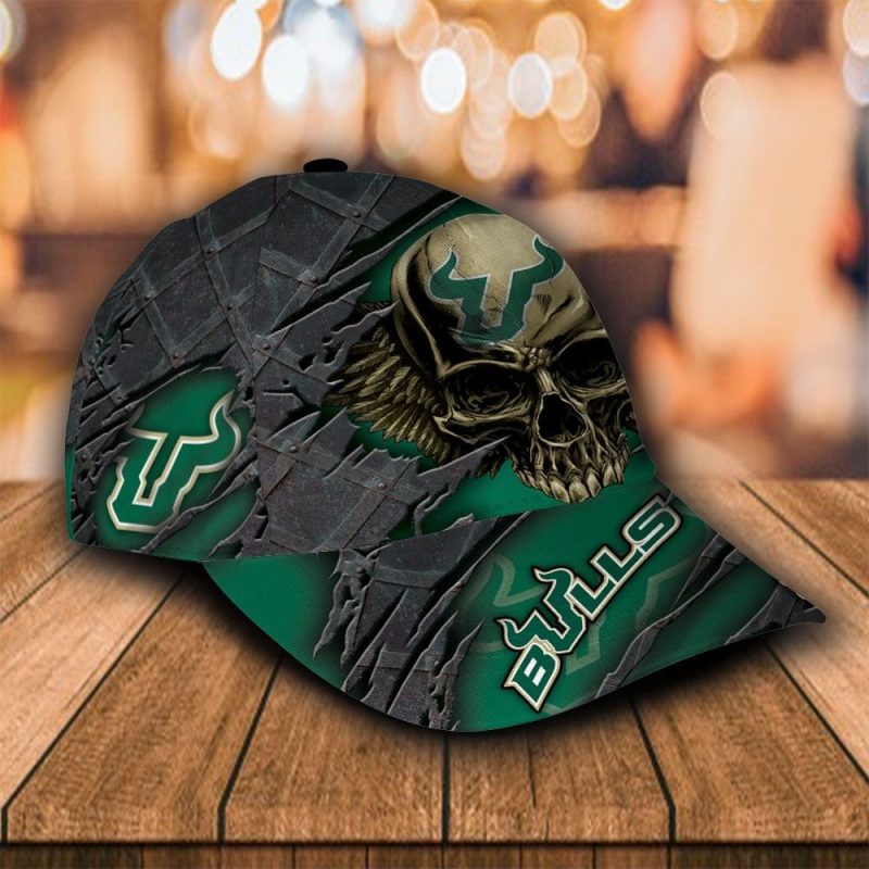 Personalized South Florida Bulls Skull Custom Cap - Hot Sale 2024