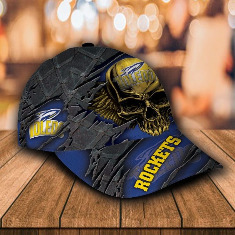 Personalized Toledo Rockets Skull Custom Cap - Hot Sale 2024